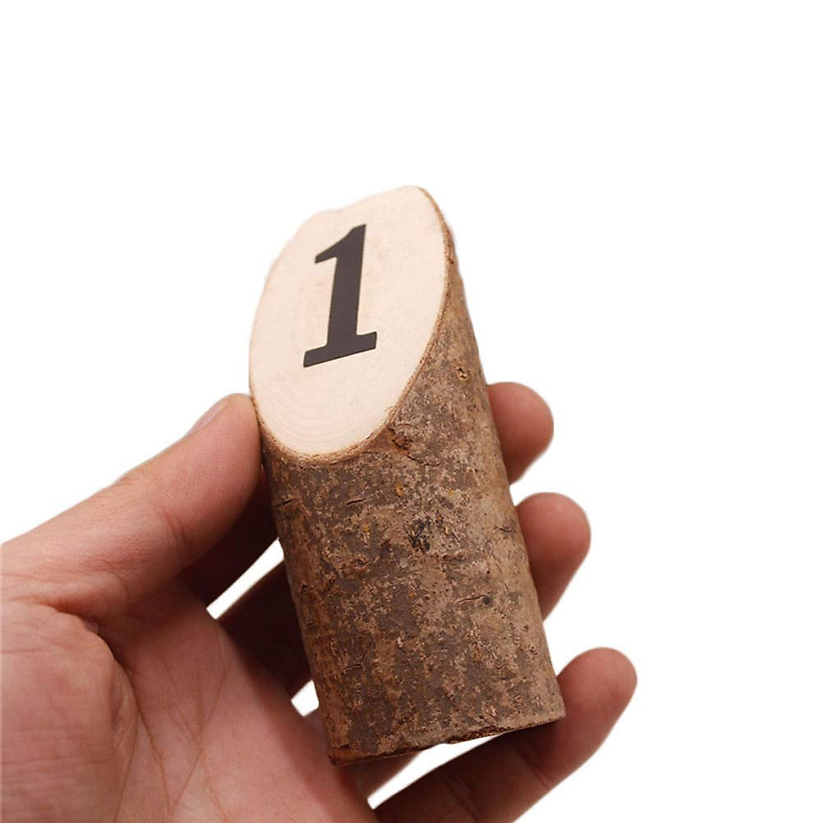 EXCEART 10pcs Wood Photo Clip Wood Wedding Table Numbers Wedding Table Decorations Table Number Stub Wedding Decor Table Name Cards Rustic Place Holders Home Decor Rural Table Card Bamboo