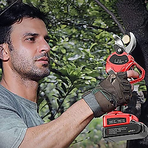 40mm/1.6inch Electric Pruning Shears, Power Pruner for Outdoor Bushes Garden Fruit Tree, 21V Tree Branch Pruner Rechargeable Battery ( Size : 1 X 2AH 21V Lithium Battery )
