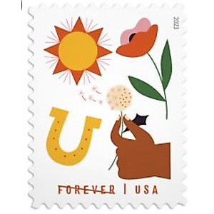 Thinking of You (2 Sheets of 20) First-Class Mail Forever Postage Stamps 2023 Scott 5803-5807