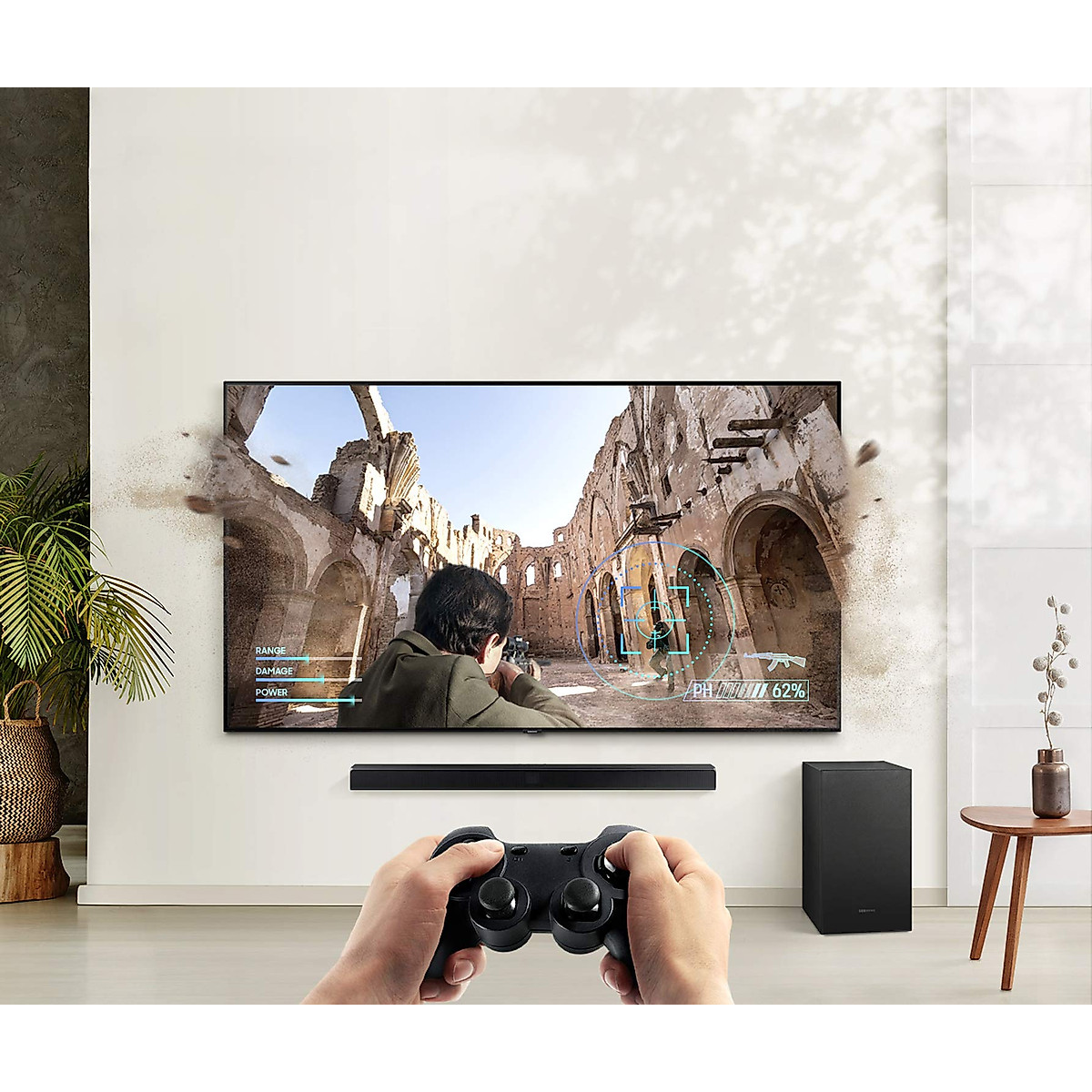 SAMSUNG HW-T550 2.1ch Soundbar with Dolby Audio / DTS Virtual:X (2020)