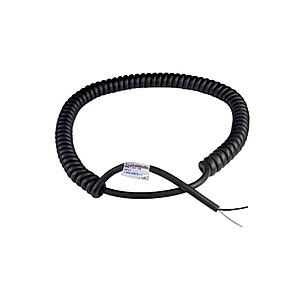 Miller Edge C182-12B Coil Cord, 2 Conductor, 18 Gauge, Extends to 12 Feet