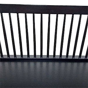 Great Deal Furniture Eartha Farmhouse Bench, Black