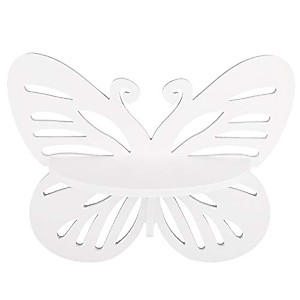 Home Decoration Rack, Butterfly Shape Storage Rack Wall Shelf Rural Style Home Decoration