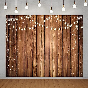 ChloropLastid 10x8ft Wood Backdrop for Photography - Rustic Wood Panel