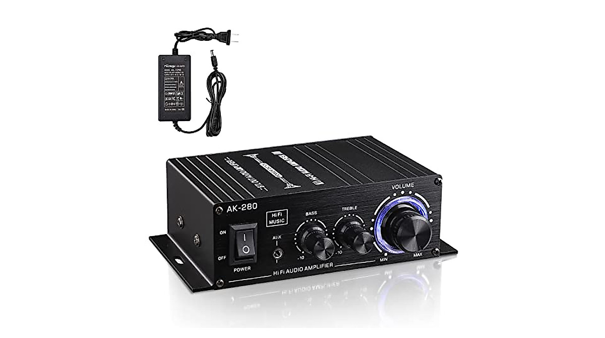Facmogu AK280 200W Mini Audio Amplifier for Home & Car