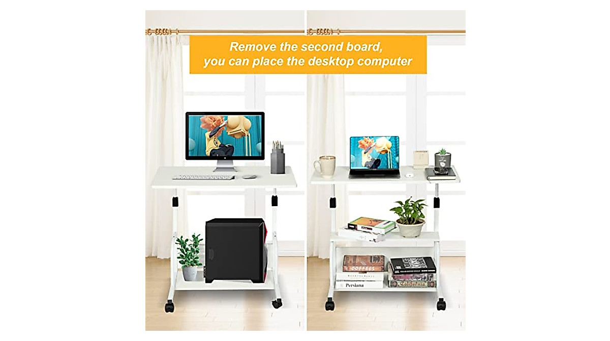 Adjustable Small Laptop Desk for Home & Office