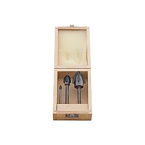 WingIts WA2003PCS Apache200 3-Piece Drill Bit Kit, Contains 1/4-Inch, 3/4-Inch & 1-1/4-Inch, Black