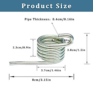 Water Press Spring Replacement,Side-Press Wringer Torsion Springs for Commercial Mop Bucket Stainless Steel Mop Storage Pail Spring,Heavy Duty Combo Business Mopping Buckets Accessories (2 Piece)