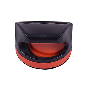 Plastic Air Hockey Strikers/Pushers, 2 PCS 4" Plastic Black Air Hockey Pushers and 4 PCS 2.75" Pucks Replacement for Game Tables Goalies Equipment Accessories