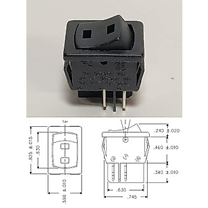 Replacement On Off Switch for Shop Vac with Oversized ON/Off Push Button