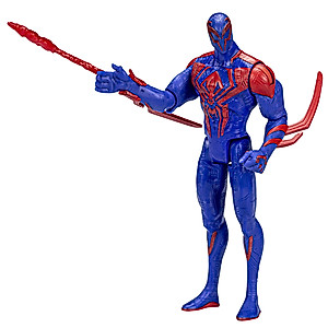 Marvel Spider-Man: Across The Spider-Verse Spider-Man 2099 Toy, 6-Inch-Scale Action Figure, Super Hero Toys, Ages 4 and Up