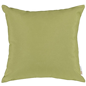 Modway Convene Outdoor Patio All-Weather Pillow in Peridot - Set of 2