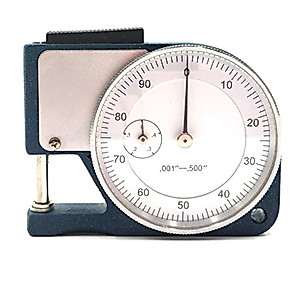 HFS (R) Thickness GAGE DIAL Micrometer Caliper Scope Sheet Paper (0.5"x0.001" Mechanical)