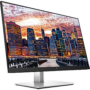 HP EliteDisplay E27 G4 27 Inch IPS FHD Monitor Bundle with Blue Light Filter, HDMI, DisplayPort, HDMI to USB-C Adapter, Compatible with, MacBook Pro & Air, iPad, iPhone