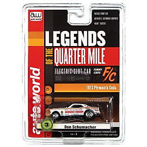 Auto World 4Gear R26 Don Schumacher - 1970s Plymouth Barracuda Wonder Wagon HO Scale Slot Car