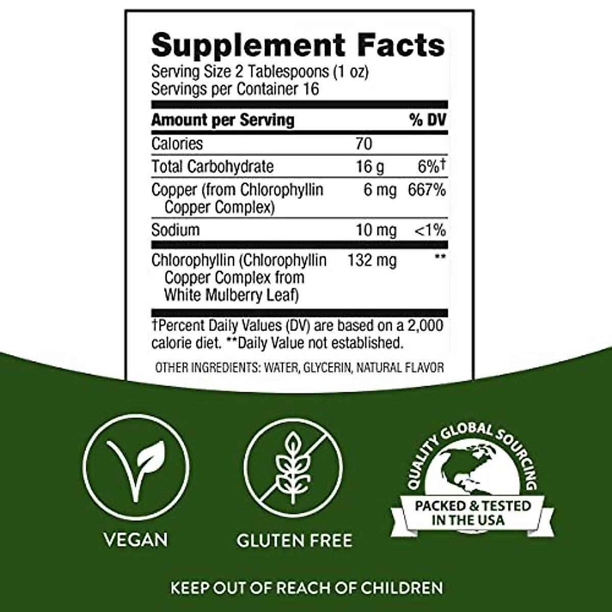 Nature’s Way Chlorofresh, Supports Detoxification Pathways*, Liquid Chlorophyllin Copper Complex, Supports Healthy Skin*, Internal Deodorant*, Mint Flavored, 16 Fl Oz.