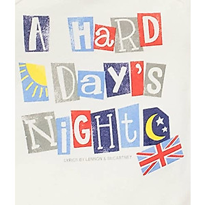 Lyrics by Lennon and McCartney Newborn Baby Boys 5 Pack Short Sleeve Bodysuits Multi 3-6 Months