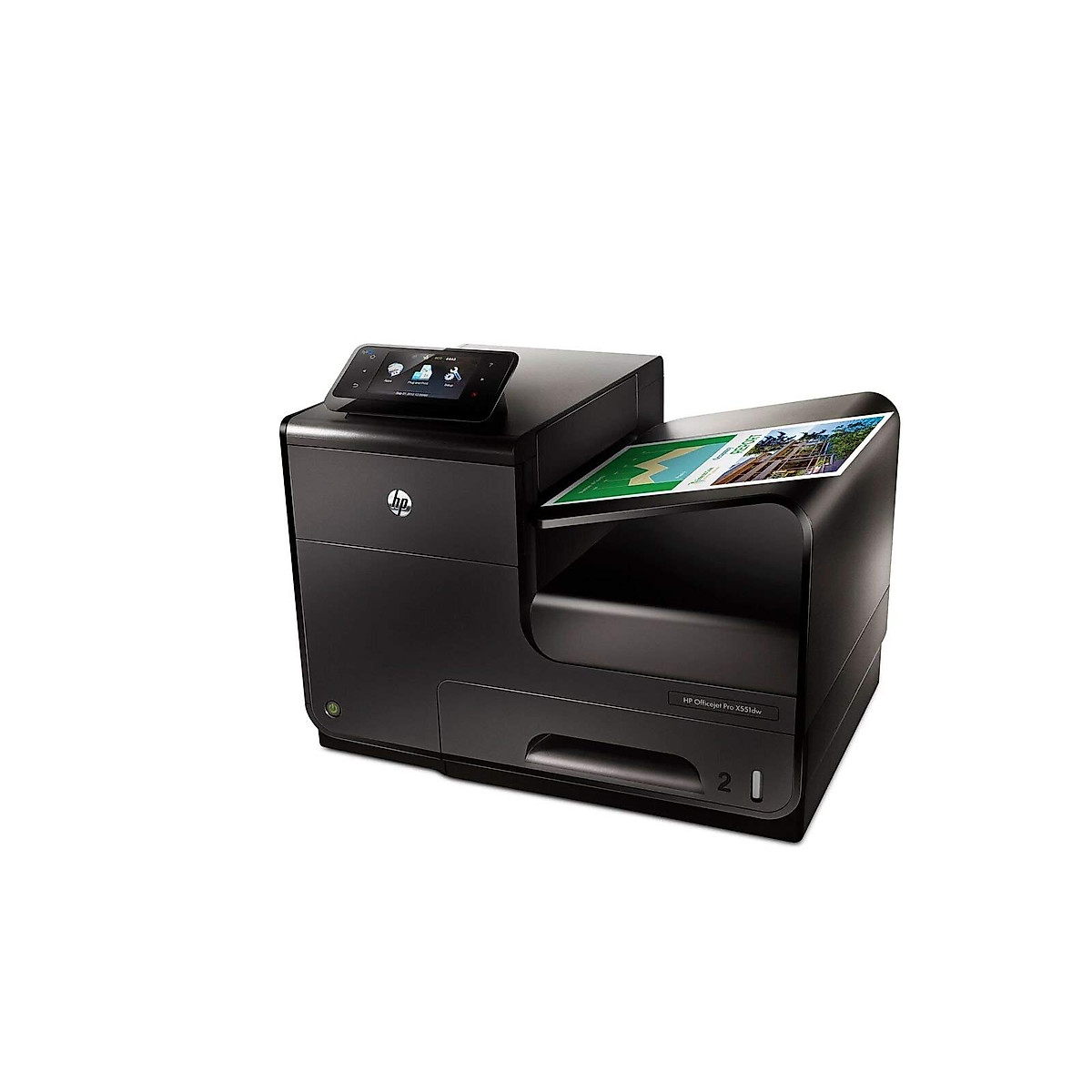 HP Officejet Pro X551DW Inkjet Printer - Color - 2400 x 1200 dpi Print - Plain Paper Print - Desktop (CV037A) (Renewed)