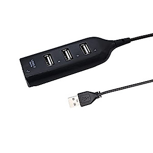 SHYPT 2.0 Multi USB 2.0 Hub USB Splitter High Speed 3 USB Card Reader USB Extender for PC Laptop (Color : White)