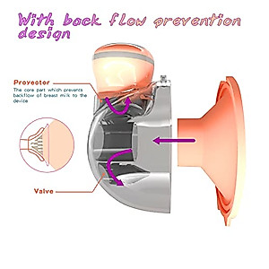 Wearable Breast Pump, Electric Breast Pump, Touchscreen LCD Display Hands Free Breast Pump with 3 Modes & 9 Levels, Spill-Proof Rechargeable Low Noice Pain-Free Breast Pump (19/21/24 mm Flange)