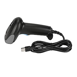 Barcode Scanner USB Barcode Reader with Fast Imaging, Ergonomic Global Image Transmission for Mobile Payment and Retail