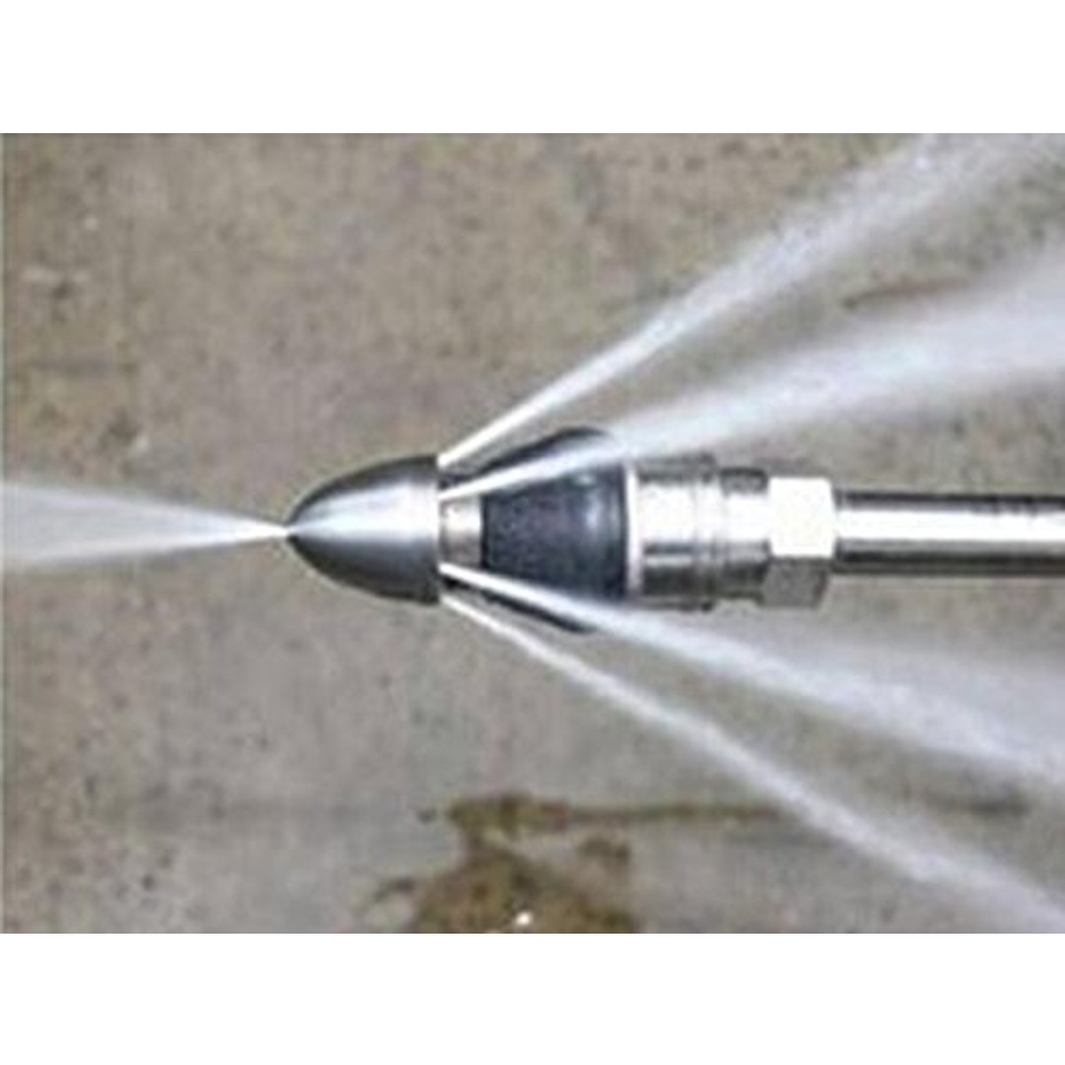 CREEXEON SN-007 Pressure Washer Sewer Jetter Nozzle,Drain Cleaning Water Jetter,5000 PSI 1/4'' Quick Disconnect Plug