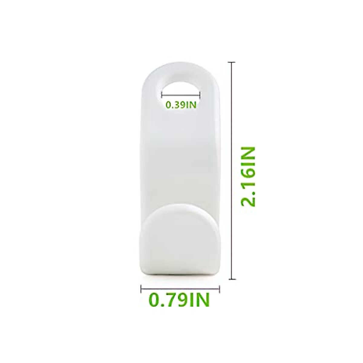 HUAFEI 80 Pcs Clothes Hanger Connector Hooks, Plastic Hanger Hooks for Closet Space Savers Hangers and Family or Clothing Shop ，Cascading Hooks for Hangers (White, 80), 2.16 x 0.79 x 1.2 inches