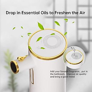 VOVGUU Automatic Soap Dispenser Touchless Rechargeable 300ml/10.14OZ Electric Dispenser with 3 Levels of Adjustable Sensor Foaming Soap Dispenser