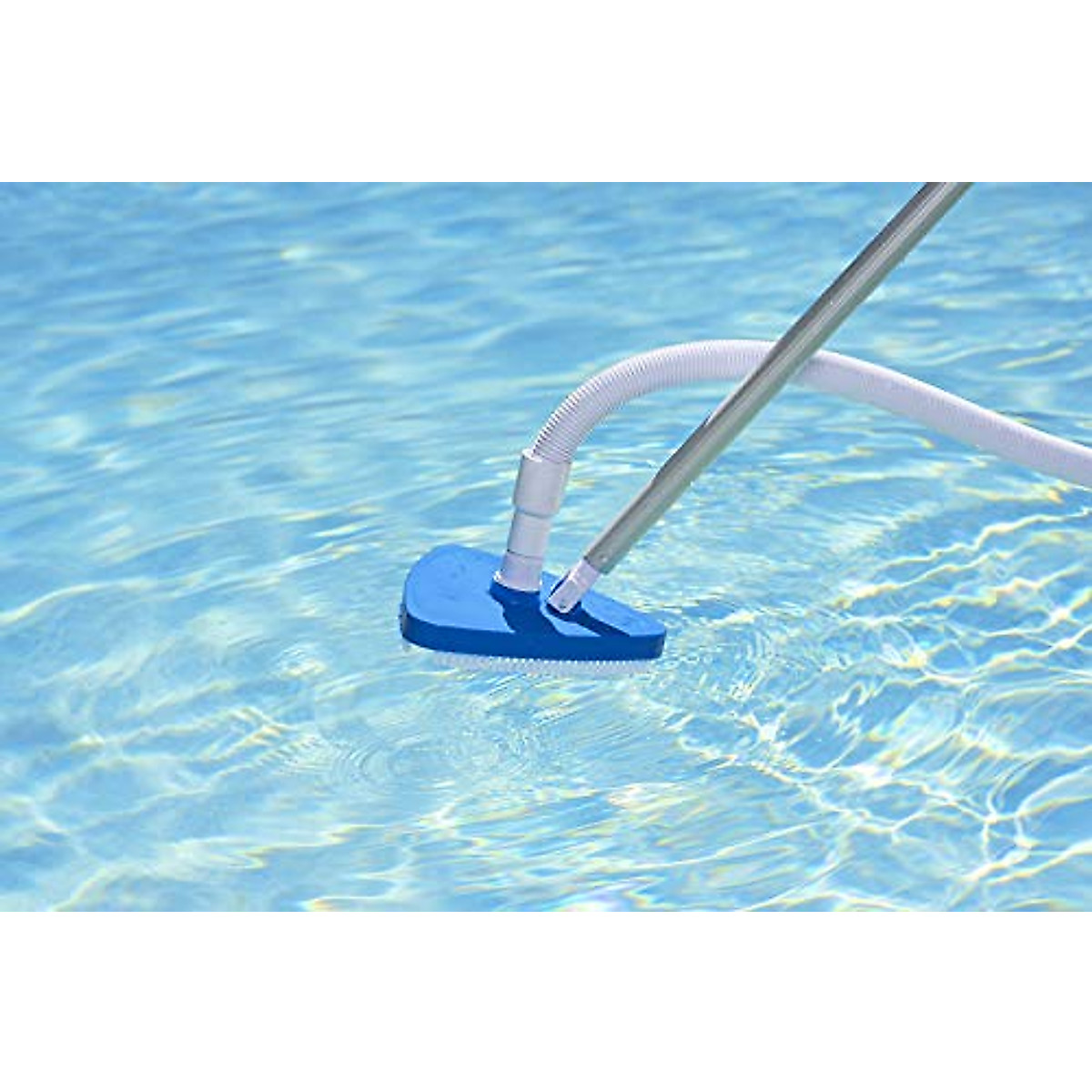 Poolmaster 18510 Triangle Vinyl Liner Swimming Pool Vacuum, Essential Collection,Neutral,Medium Blue
