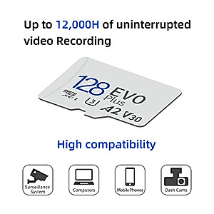 128GB SD Card Class 10 U3 for REDTIGER 4K Dash Cam