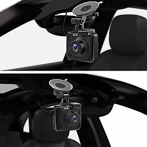 Dash Cam Front and Rear, 2K 1080P Full HD Car Dashboard Camera with 2in IPS Screen, Night, WDR, 170° Wide Angle, G Sensor, Recording, Built in WiFiAPP