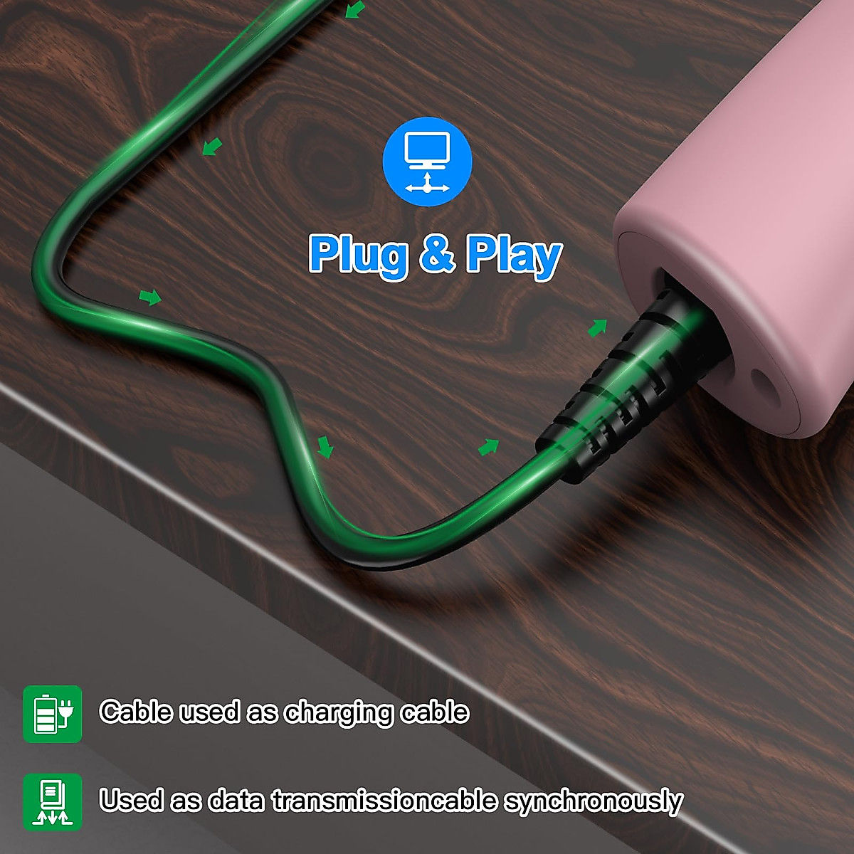 Symcode USB 1D Barcode Scanner, Handheld Wired CCD Laser Barcode Reader Scanner Supports Screen Scan UPC Bar Code Scanner for Warehouse, Library, Supermarket,POS