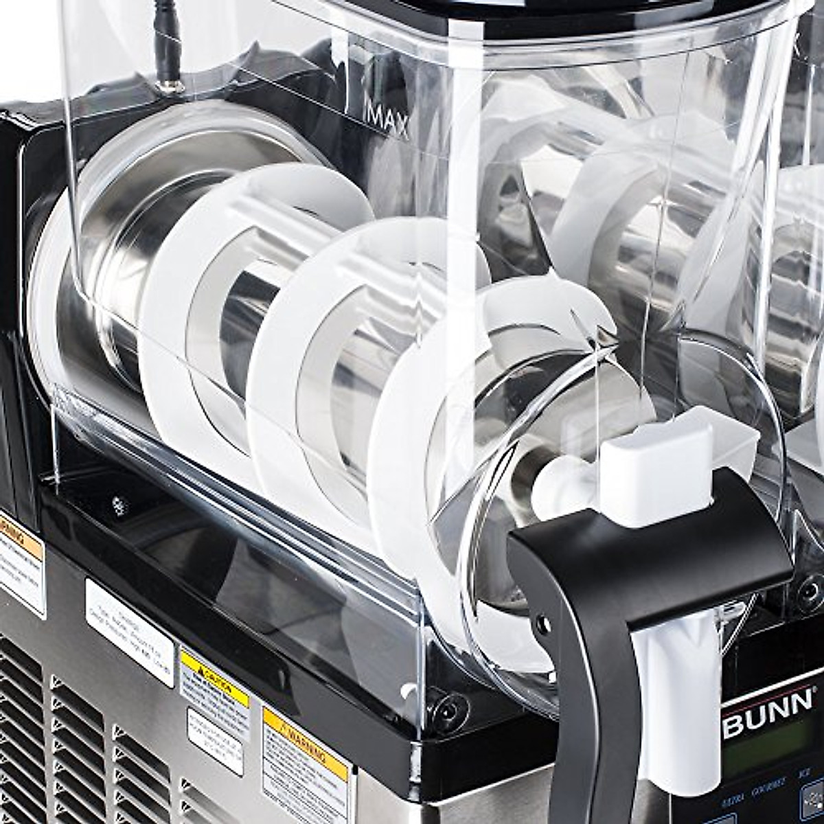 Bunn Ultra 34000.0099 Ultra-2 HP LAFI Autofill Slushy/Granita Frozen Drink Machine with 2 Hoppers - Black and Stainless Steel (GSM-Ultra-3)