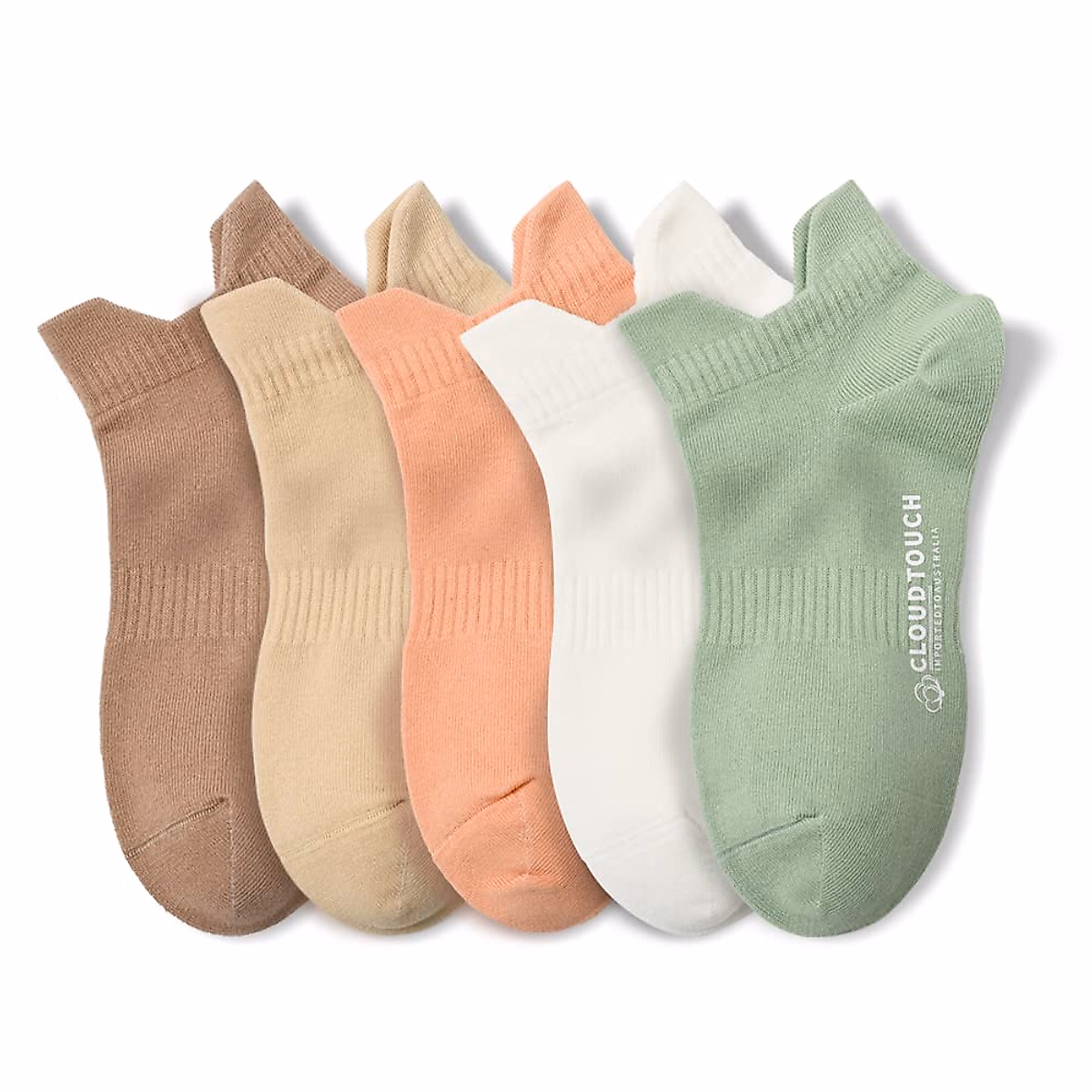 KKUMIGO Women's Cotton Socks,Low Cut Cotton Socks for Women (US, Alpha, One Size, Regular, Regular, Multicolor-5 Pairs)