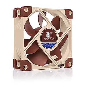 Noctua NF-A8 5V PWM, Premium Quiet Fan with USB Power Adaptor Cable, 4-Pin, 5V Version (80mm, Brown)