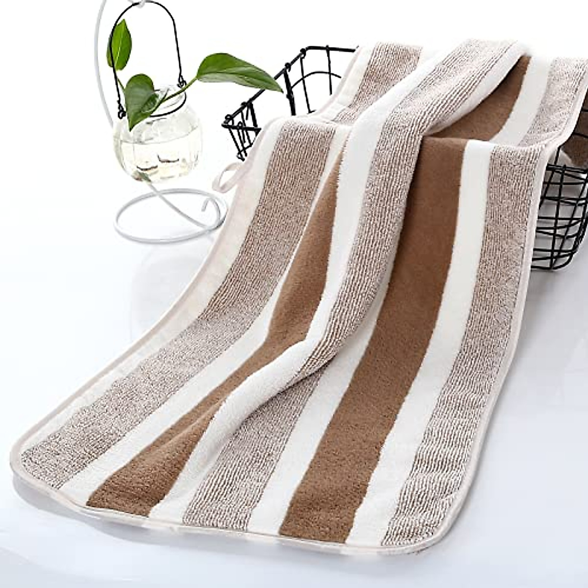 SOFTBATFY Soft and Fluffy Microfiber Hand Towel Face Towels Set 4Pack, 14inch x 30inch - Quick Drying Microfiber Towels - Use for Bathroom, Shower, Spa