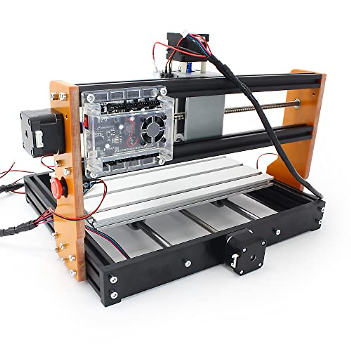 CNCTOPBAOS Upgrade 3018 Pro CNC Router Machine Kit,with Limit Switches & Emergency Stop,3018-PRO DIY Mini GRBL Control 3 Axis Milling Machine,Wood Acrylic PVC PCB Engraving Machine