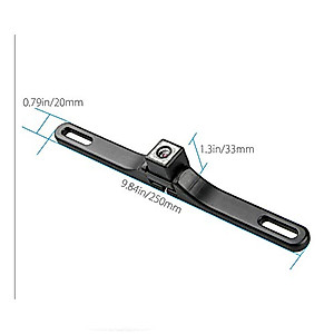 Car Rear View Reversing Backup Camera Automotive with 170°Perfect View Angle 12 LED Lights Night Vision Waterproof Universal Car Backing Camera License Plate