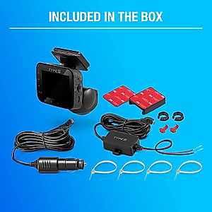 Type S | 360° Smart Dash Camera P100, 1080P FHD Resolution w/Wide Viewing Angle, Multiple Recording Modes, VR Recording, Automatic Night Vision, 24 Hour Surveillance, Perfect for Rideshare Drivers