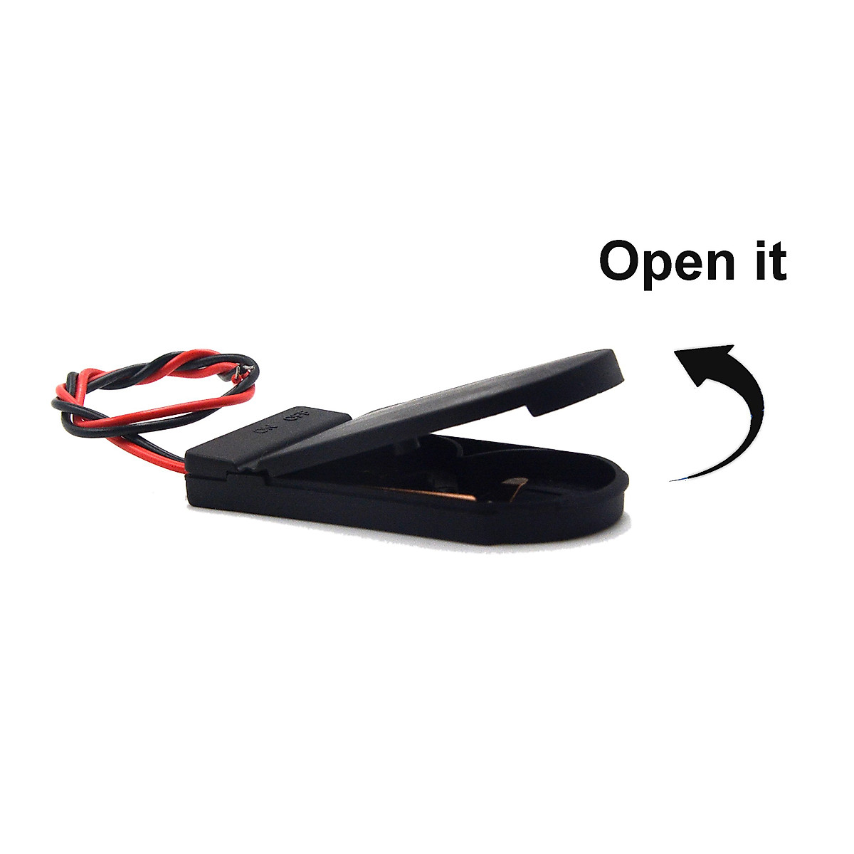 LAMPVPATH (Pack of 6) cr2032 Battery Holder Coin Cell Holder, CR2032 Battery Holder with Switch, 2 x 3V CR2032 Button Coin Cell Battery Holder with Leads On Off Switch