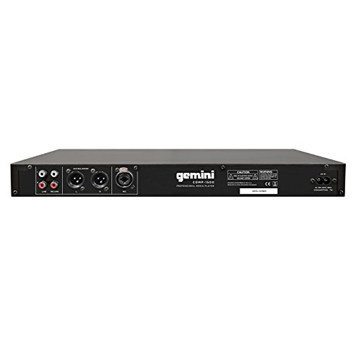 Gemini Sound CDMP-1500 19 Inch Professional/Home Anti Shock Audio Rackmount Single Disc Drive Mountable CD MP3 USB Media Music Player System Input with Remote