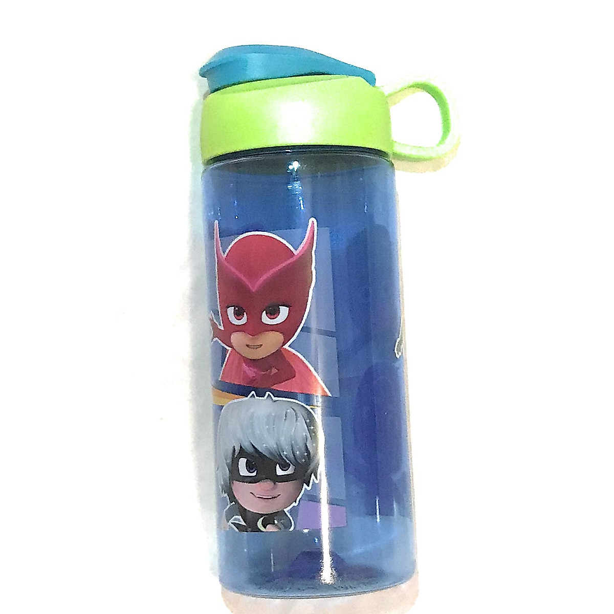 Zak! PJ Masks PJMJ-T070 Designs BPA Free 16.5 oz Boys & Girls Licensed Character Cold Water Bottles -Carry Loop & Snap Lid