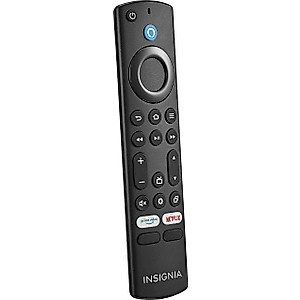 Insignia - Fire TV Replacement Remote for Insignia and Toshiba - Black