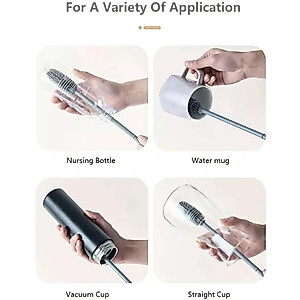 Baby Feeding Nipple Mini Cleaning Cleaner Silicone Bottle Brush Cleaning Brush Silicone Cleansing Brush