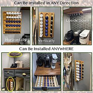 Kaizen Kreations Coffee Station Coffee Bar Accessories Compatible as K Cup Holder, Nespresso Pods Holder (Vertuo & Original), Keurig Pod Holder, Kcup Coffee Pods Holder (Nespresso Vertuo - (2-Pack))