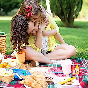 RONRONS 4 Pieces Mini Ketchup Bottles for Bento Box Accessories, 25ml Mini Condiment Squeeze Bottles Plastic Sauce Bottles Containers Empty Ketchup and Mustard Syrup Dispenser for Kids Adults