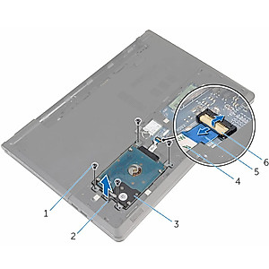 Deal4GO SATA Hard Drive Cable H5G06 0H5G06 NBX0001QE00 HDD Connector Replacement for Dell Inspiron 5552 5555 5558 5559 5566 Vostro 3458 3459 3558 3568
