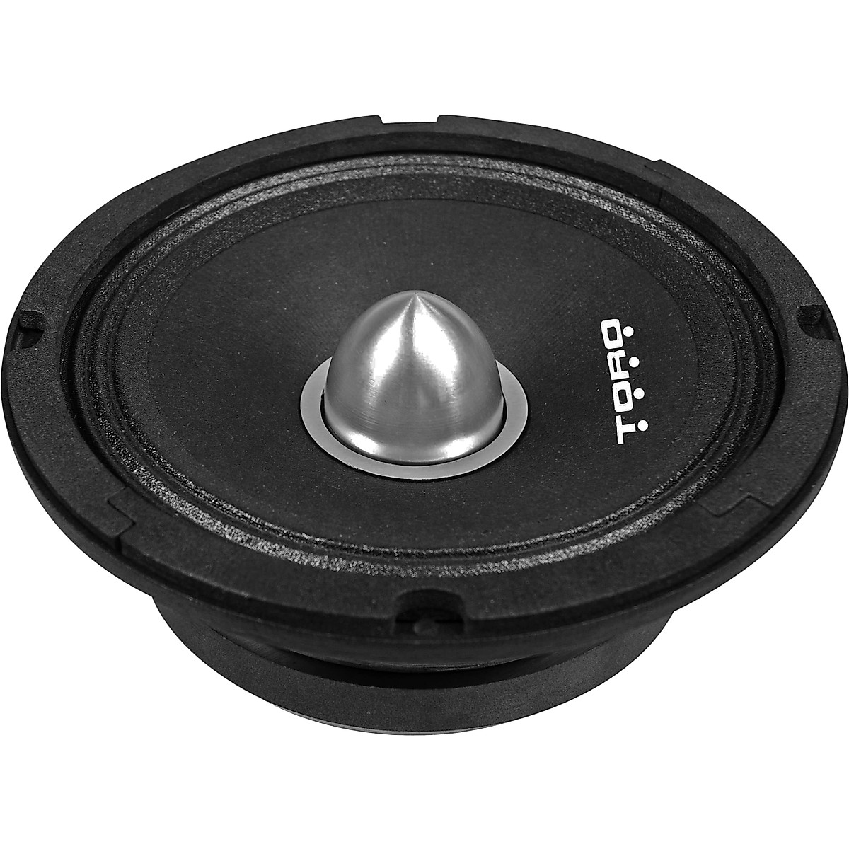 TORO TECH – PM6K, 6.5 Inch 2-Way Component Kit Pro Audio Shallow Mount Speakers - 340 Watts RMS Power / 140 Watts Music Program, 25mm Aluminum Tweeters, 4 Ohm, 1.5" Voice Coil (Pair)