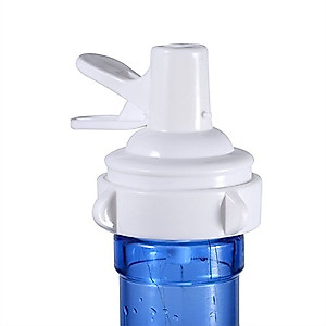 Water Dispenser Valve, 3-5 Gallon Water Reusable Easy Water Switch Lock Flip for 55MM (2.16inch) Crown Top Bottle Includes Lid Dirt Protector