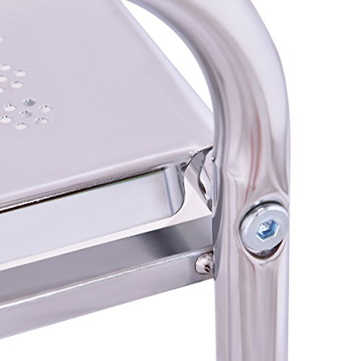 GOFLAME 3-Drawer Storage Cart, Rolling Storage Drawer Organizer with Mesh Top, Handle and 2 Lockable Wheels, Mobile Drawer Storage Unit for Home and Office